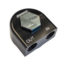 Moroso REMOTE, FILTER ADAPTER, 90 DEG 3/4 IN.-16 THREAD